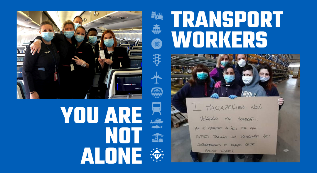 ETF: European Transport Workers' Federation | Work in the time of COVID ...