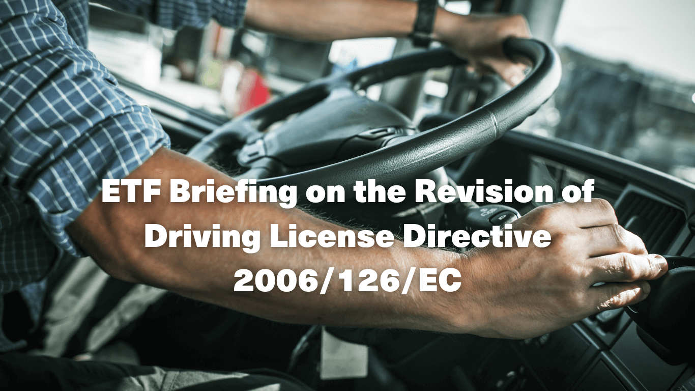 ETF: European Transport Workers' Federation | ETF priorities for the ...